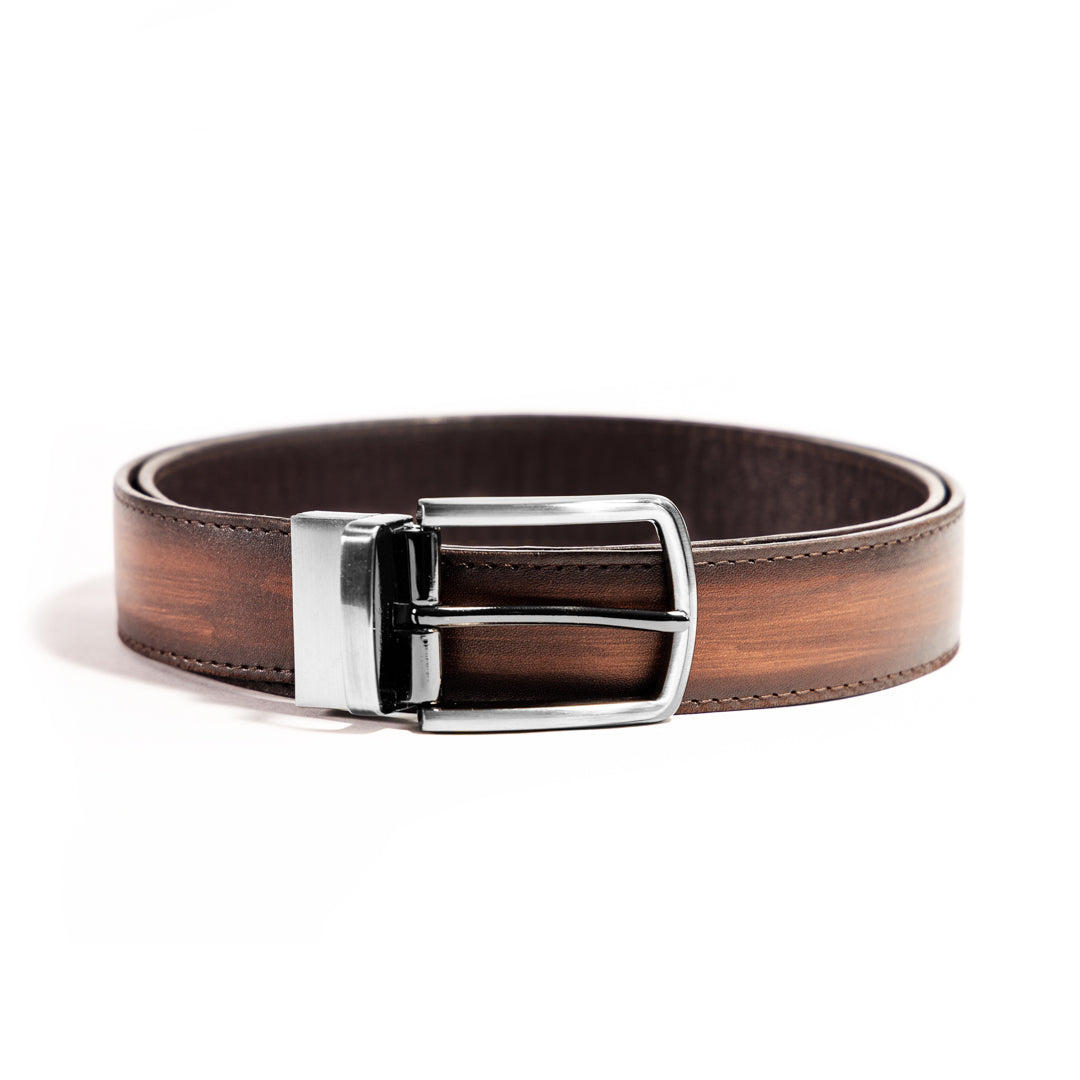 Cinturón Café Amaderado – Argento & Bourbon